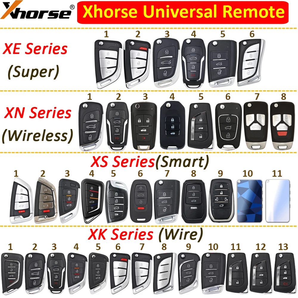 Xhorse-Universal-VVDI-Smart-Super-Wireless-Wire-Remote-Car-Key-XS-XE-XN ...