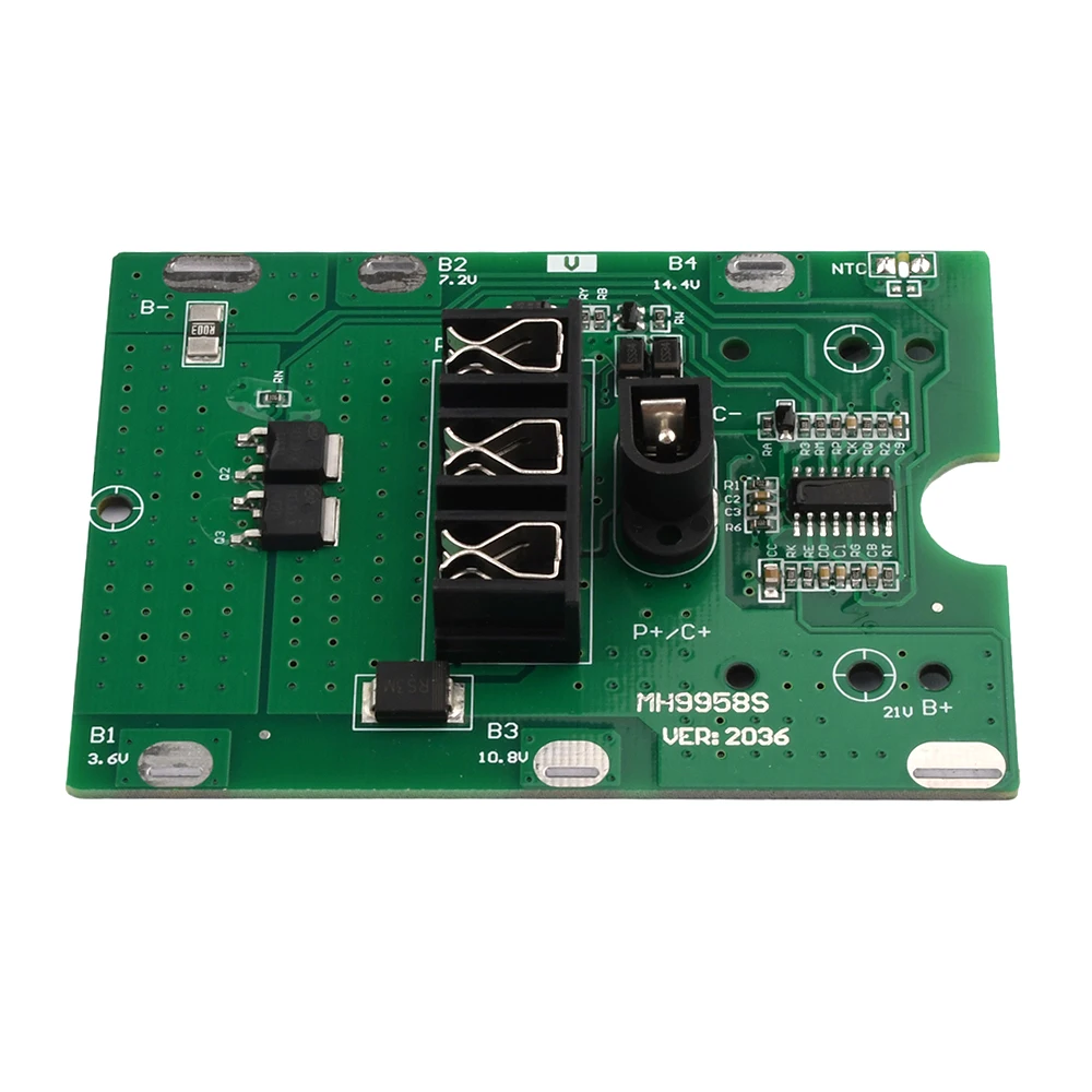 Generic Bms 5s 20a 21v 18650 Li-Ion Charge Board Ntc Temperature ...
