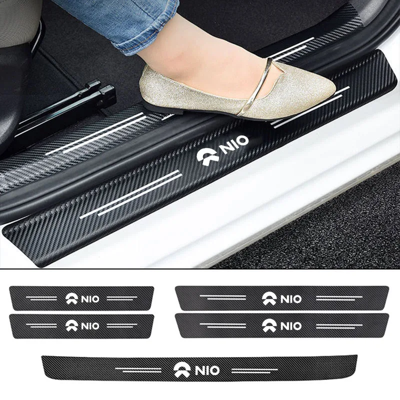 Carbon-Fiber-Car-Trunk-Bumper-Protective-Sticker-For-NIO-ET5-ES6-ES8 ...