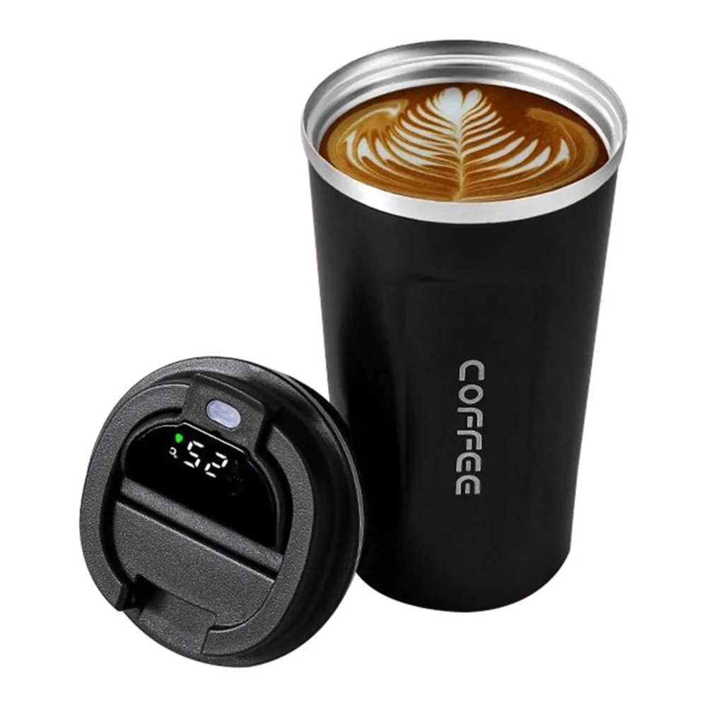 510ML-Stainless-Steel-Smart-Coffee-Tumbler-Thermos-Cup-Temperature ...