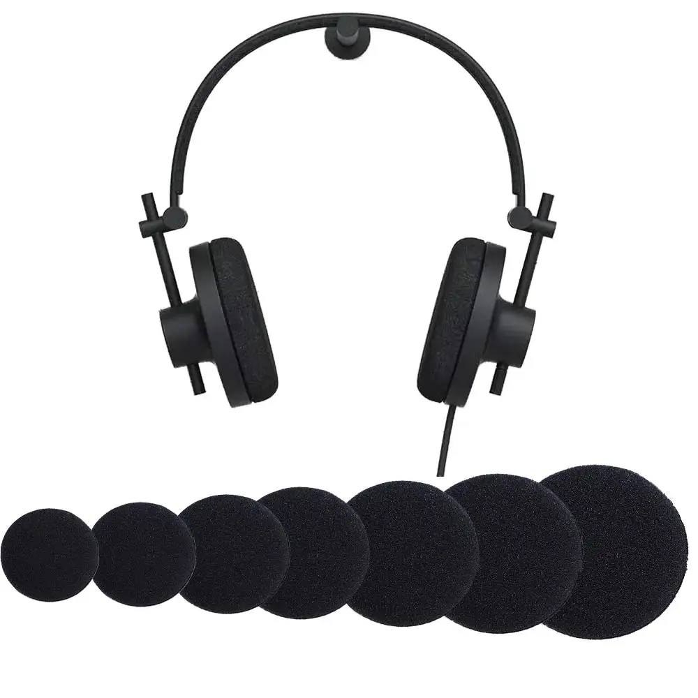 Replacement Foam Ear Pads 35/40/45/50/55/60/65mm Soft Foam Sponge ...
