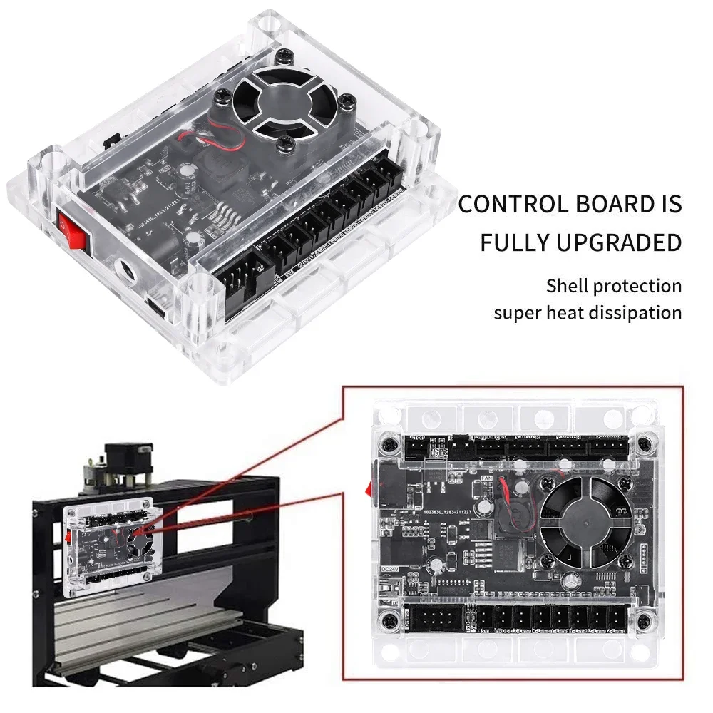 Yofuly CNC Engraving Machine Control Board GRBL 1.1 USB Port 3 Axis Integrated Driver with Offline Controller for CNC 3018 Pro AliExpress