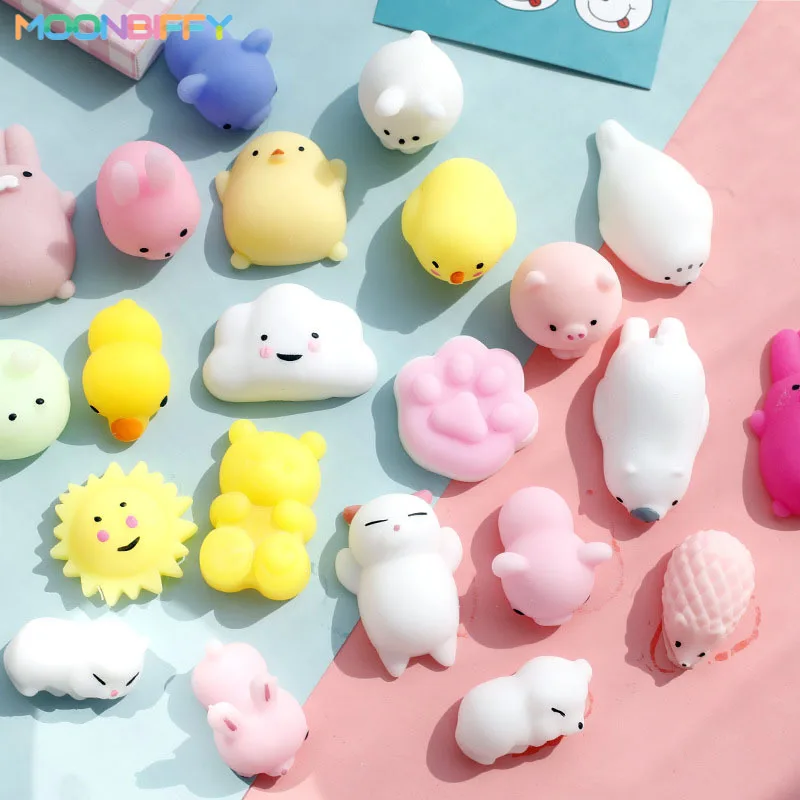 Mochi Squishy Toy Cute Animal Squeeze Toys Sticky Squishy Anti Stress ...