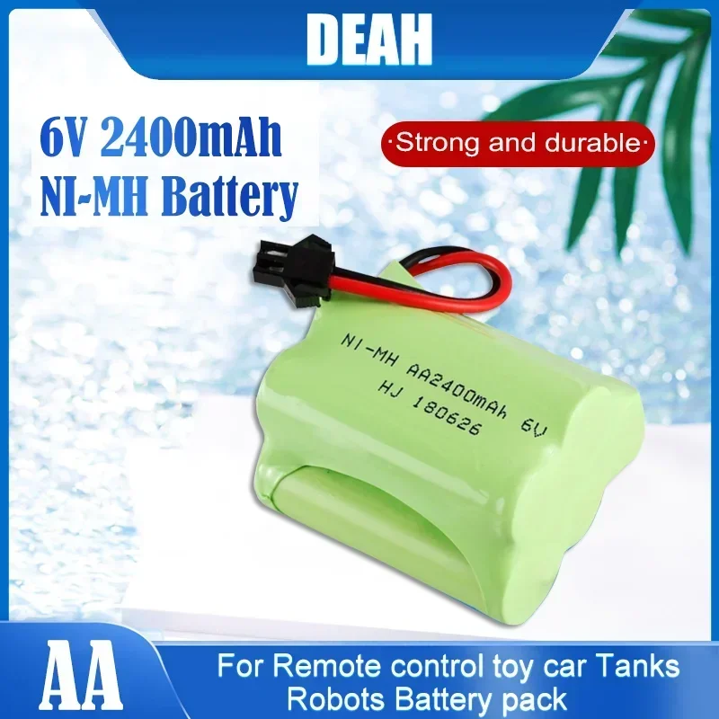 6-0V-2400mAh-Battery-Pack-With-SM-Plug-For-RC-Toys-Electric-Car-Boat ...