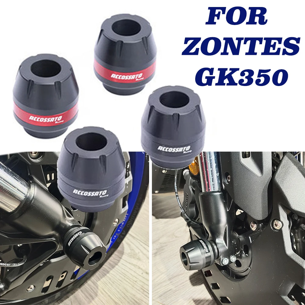 Motorcycle Front Wheels Falling Protectors Slider Crash Guard Coils ...