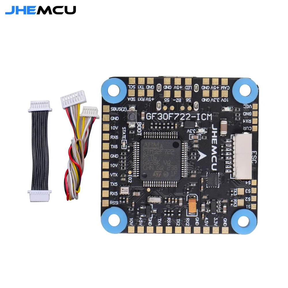 JHEMCU GF30F722-ICM FPV F7 flight control Dual BEC 5V 10V OSD HD 3-8S ...