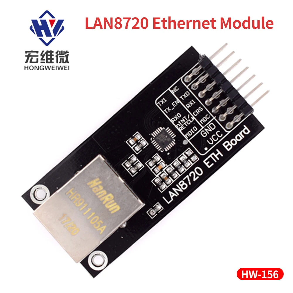 Módulo de red Ethernet LAN8720, transceptor PHY, Servidor Web integrado, interfaz RMII ...
