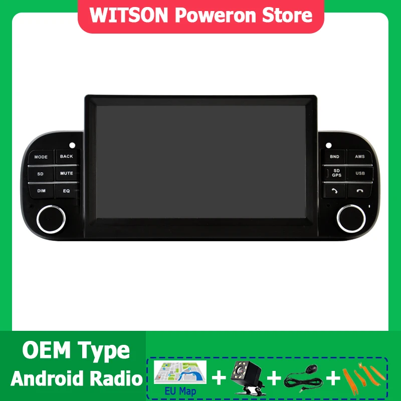 WITSON Android lecteur multimédia de voiture pour FIAT PANDA 2013-2020 ...