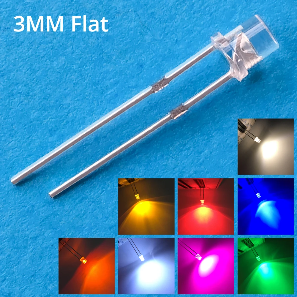 100pcs-F3-3mm-2pins-Flat-White-Red-Yellow-Blue-Green-Pink-Diode-Led-Wide-Angle-Light.jpg