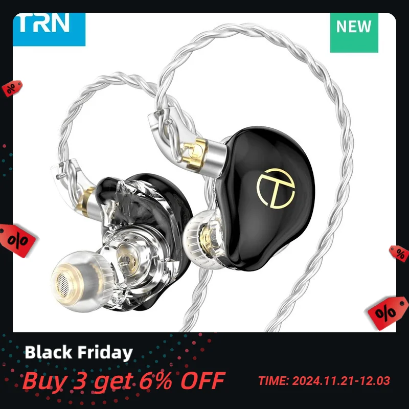 TRN-ST7-2DD-5BA-Hybrid-Earphones-Earbud-HIFI-Sport-Noise-Cancelling ...