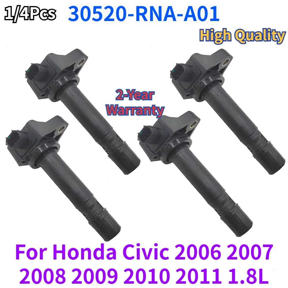 Bobina-de-igni-o-do-carro-para-Honda-Civic-30520-RNA-A01-2006-2007-2008 ...