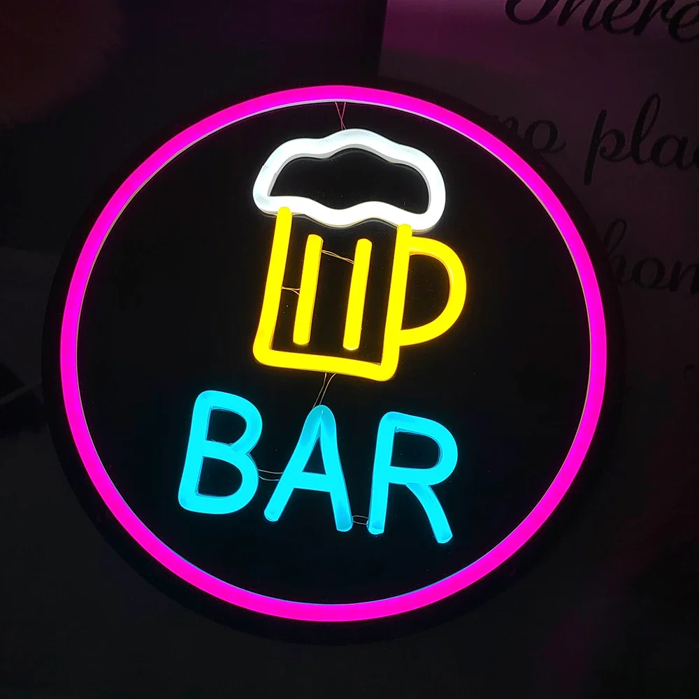 Bar-Beer-Open-LED-Neon-Sign-Lights-USB-Shop-Store-Lobby-Bar-Wall-Decor ...