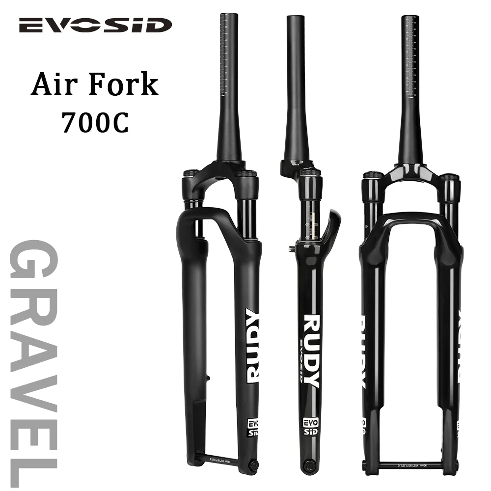 EVOSID-RUDY-700C-Road-Bike-Fork-Suspension-100-12MM-Rock-Shox-Air-And ...