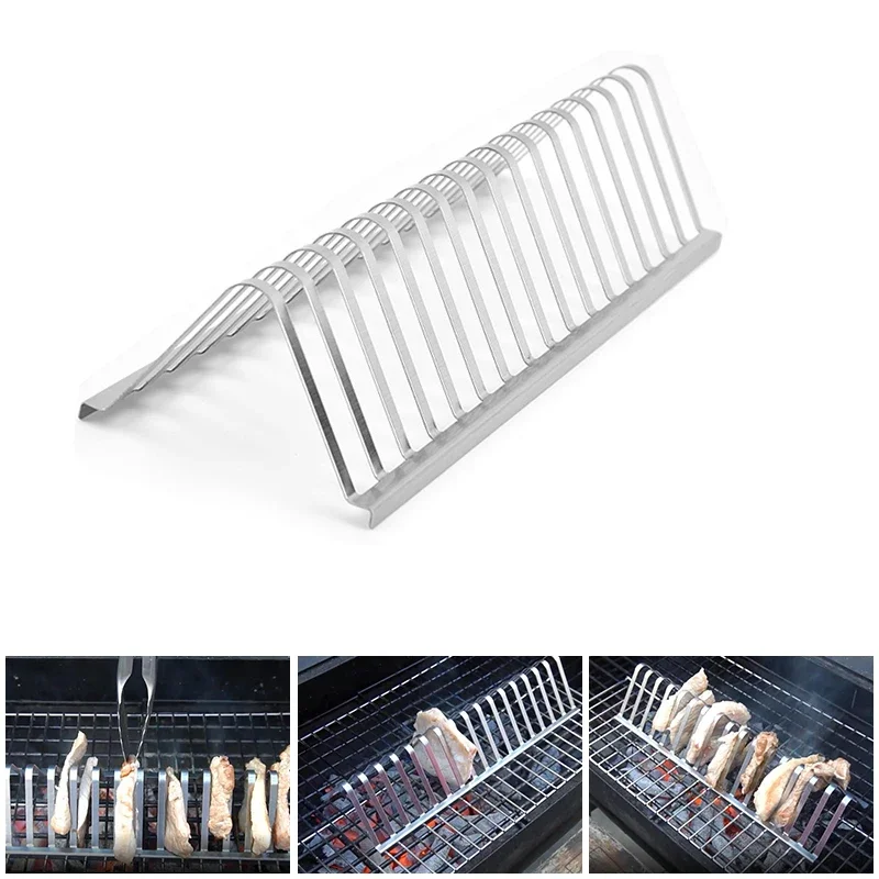 YOMDID Barbecue Grill Stainless Steel Beef Mutton Chop Fish Barbecue ...