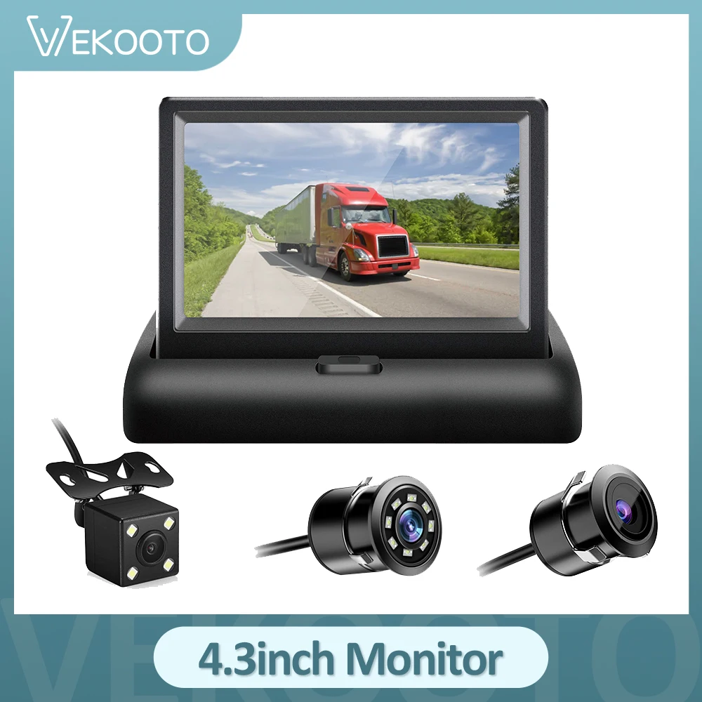 4-3-inch-Foldable-Car-Monitor-TFT-LCD-Display-Cameras-Reverse-Camera ...