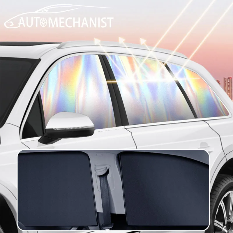 AUTOMECHANIST-Car-Sunshade-Cover-Protector-Side-Window-Magnetic-Curtain ...