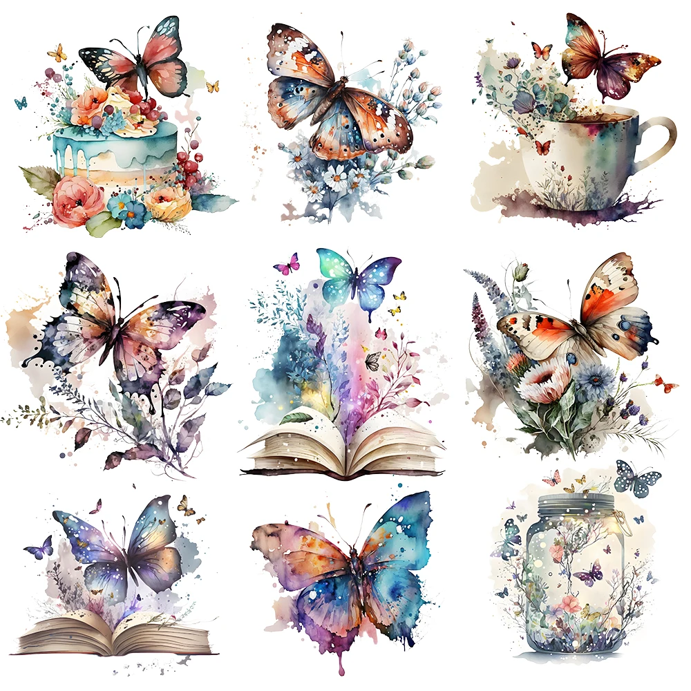 1PC-Multi-Butterfuly-Pathces-For-Clothing-Iron-on-Transfer-Patch-For ...