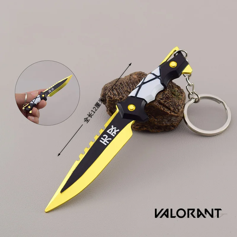 12cm Valorant Weapon Letter Opener Karambit Knive Axe Uncut Mini ...