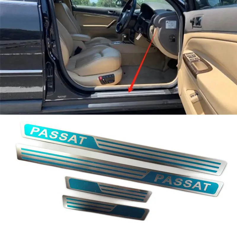 4-teile-los-edelstahl-f-r-volkswagen-passat-b5-b7-ultra-d-nne-auto-auto ...