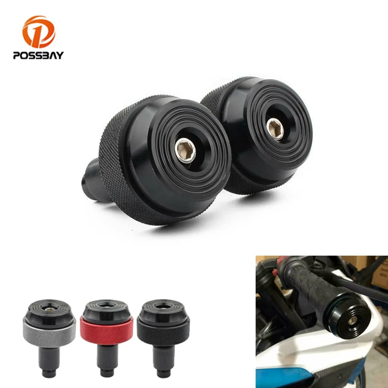 Universal-7-8-22mm-Motorcycle-Handlebar-End-Grips-Plugs-Accelerator ...