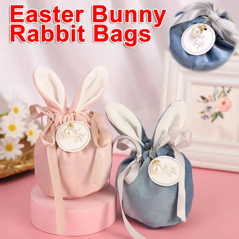 Easter-Bunny-Rabbit-Bags-Ears-Velvet-Bag-Gift-Box-Sugar-Box-Wedding ...