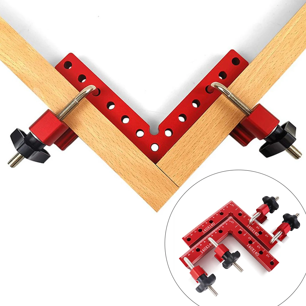 90 Degree Right Angle Ruler Simple Diy Aluminum Alloy Fixing Clamp ...