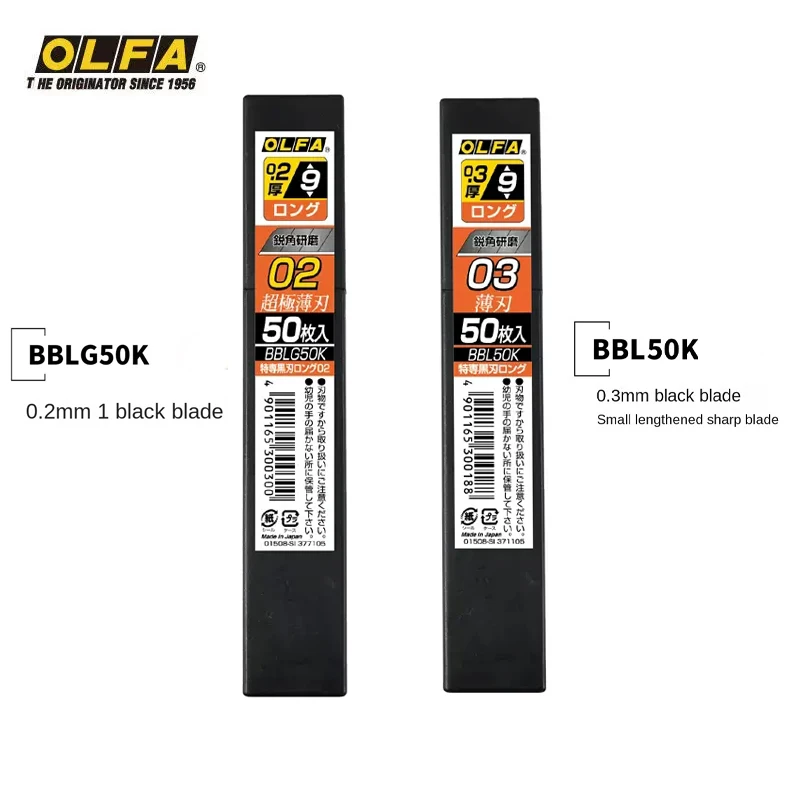 OLFA-BBLG50K-BBL50K-est-ndar-europeo-hoja-ultrafina-peque-a-extendida ...
