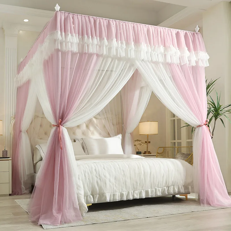 Palace-Bed-Mosquito-Net-Bed-Canopy-Double-Layer-Bed-Valance-for-Bedroom ...