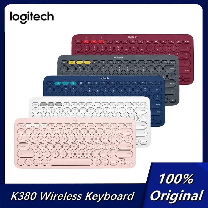Logitech-K380-Multi-device-Wireless-Bluetooth-Keyboard-Portable-Ultra ...