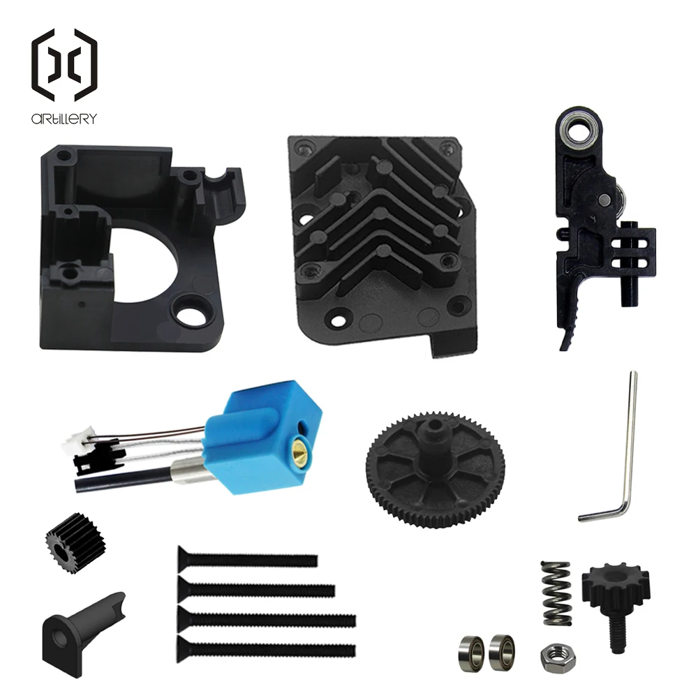 artiglieria 3d stampante estrusore gear condotto radiatore blocco ...