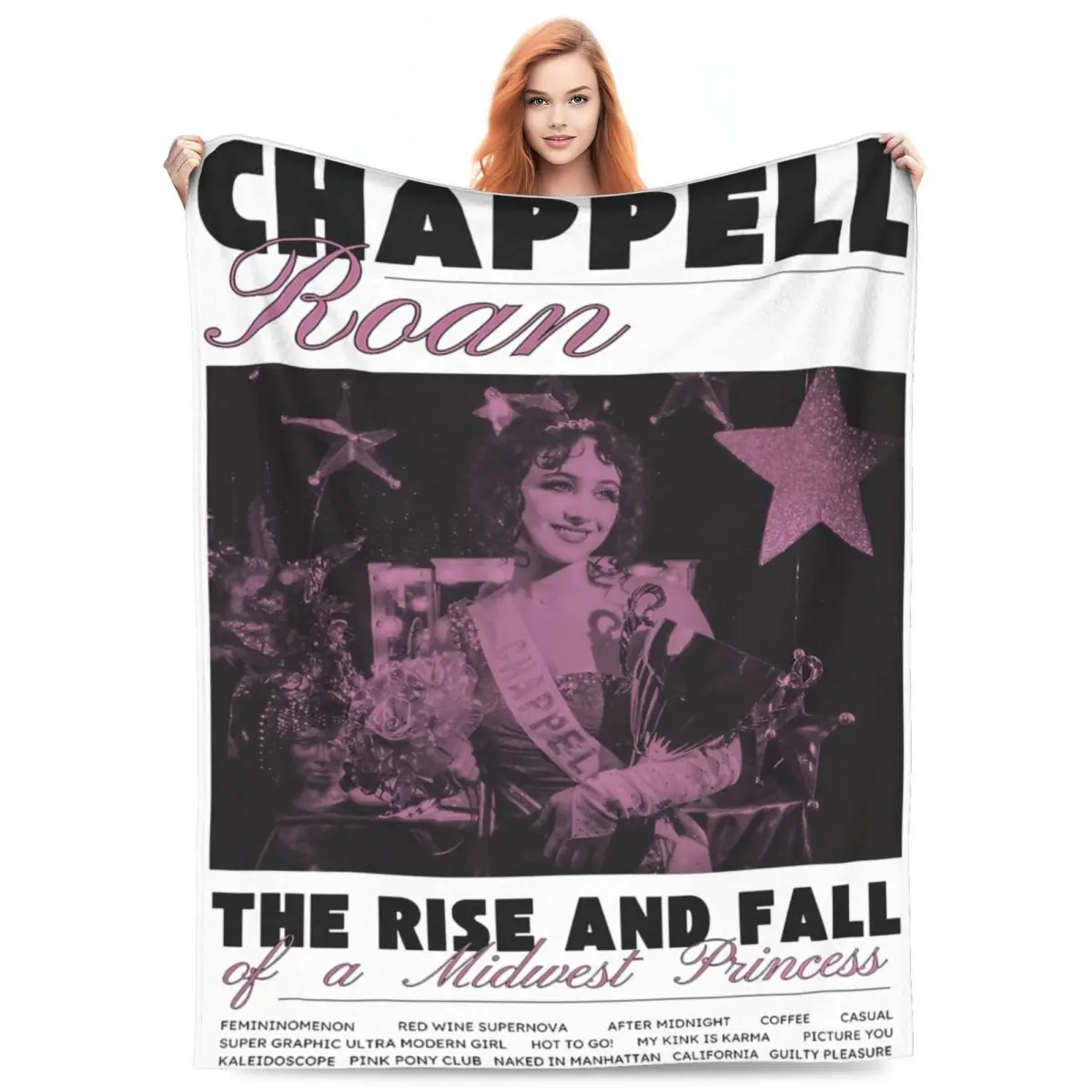Chappell-Roan-Singer-Blankets-Flannel-Textile-Decor-Pink-Pony-Club ...