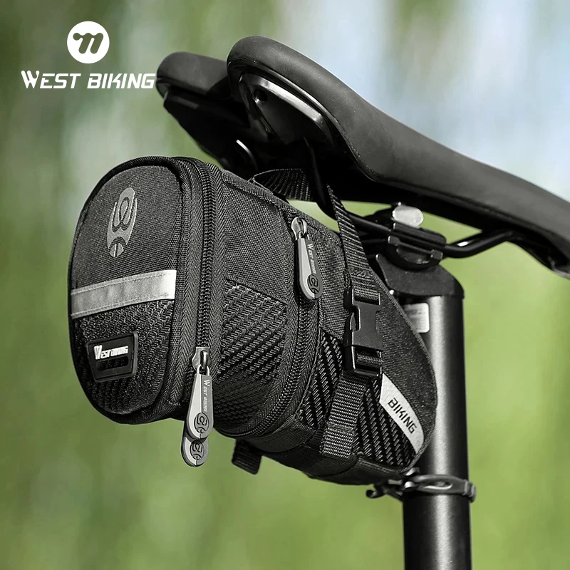 WEST-BIKING-Portable-Bike-Saddle-Bag-Expandable-Bag-Cycling-Seat-Pouch ...