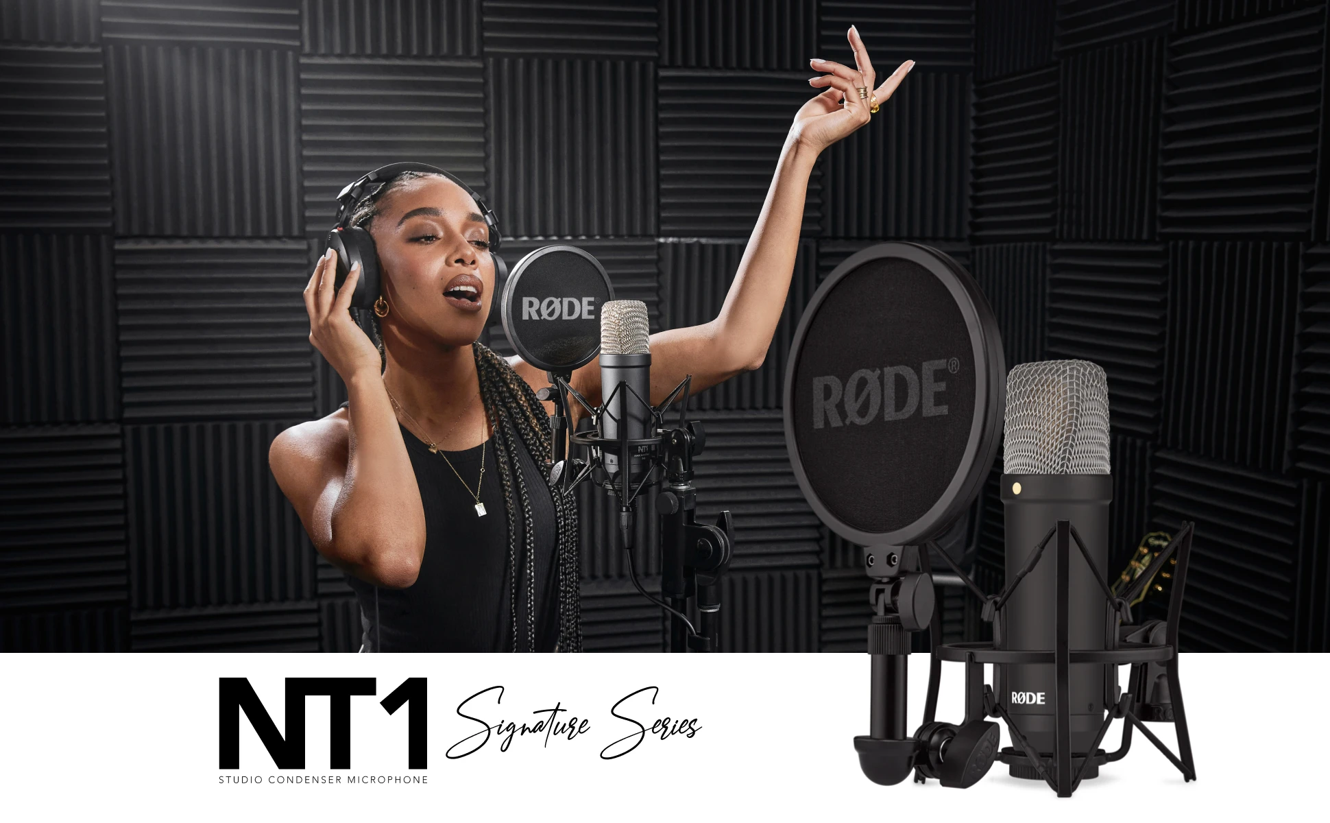 RODE-NT1-Mic-Large-Diaphragm-Condenser-Microphone-with-Shock-Mount-for ...