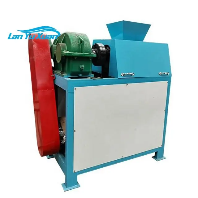 Limestone mineral powder double roller press granulator machine