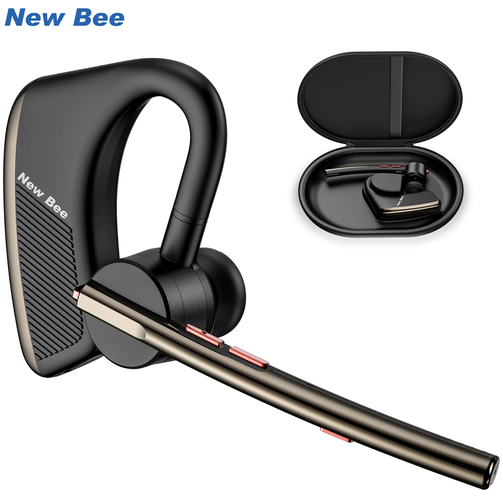 New Bee M50 Earphones Bluetooth 5.2 Headset Wireless Headphones With ...