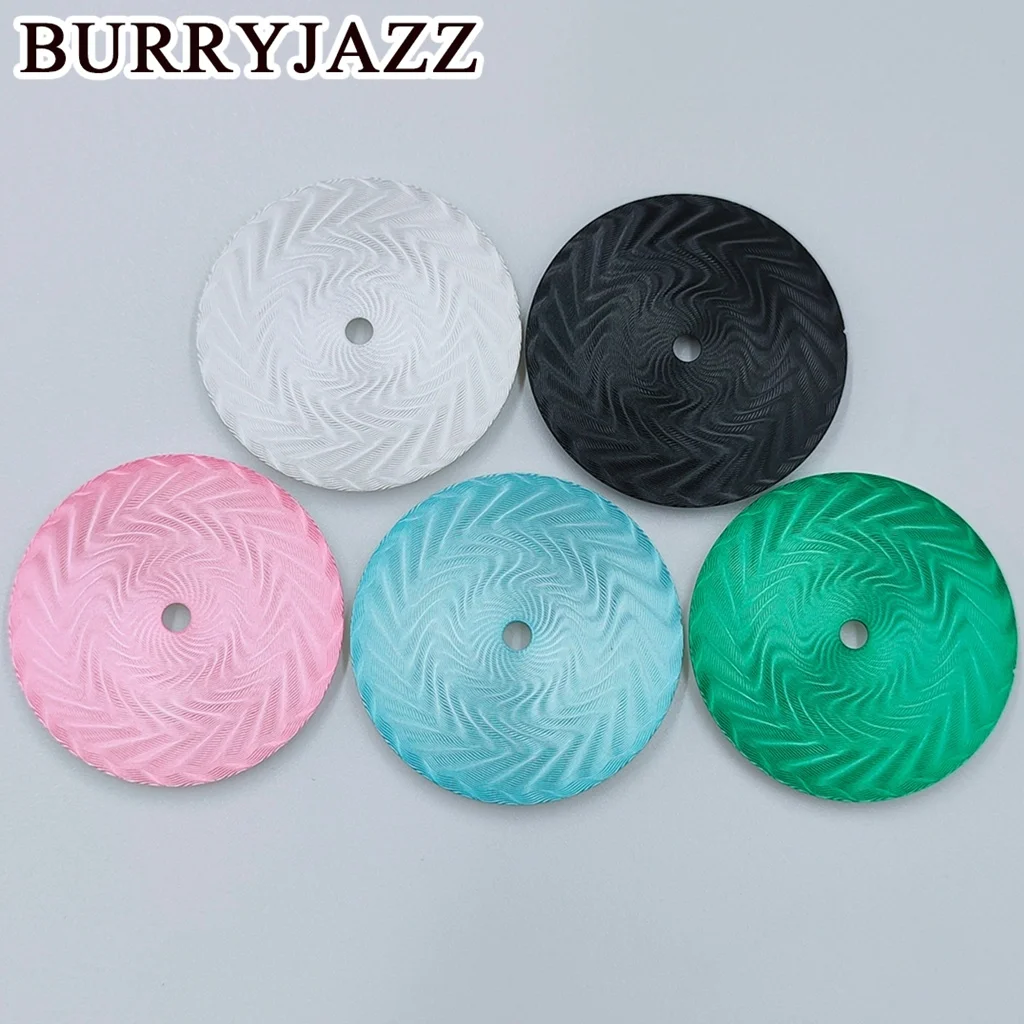 BURRYJAZZ 28.5mm Water Ripple Surface Dial No Date Watch Accessories ...
