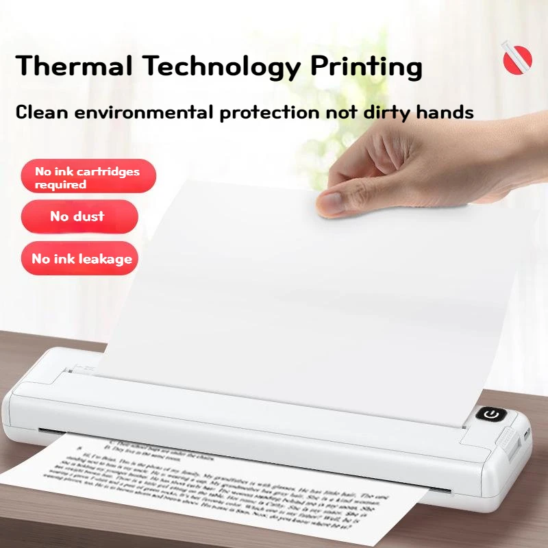 A4-Ink-free-Printer-Portable-Home-Small-Smart-Ink-free-Mini-Heat ...