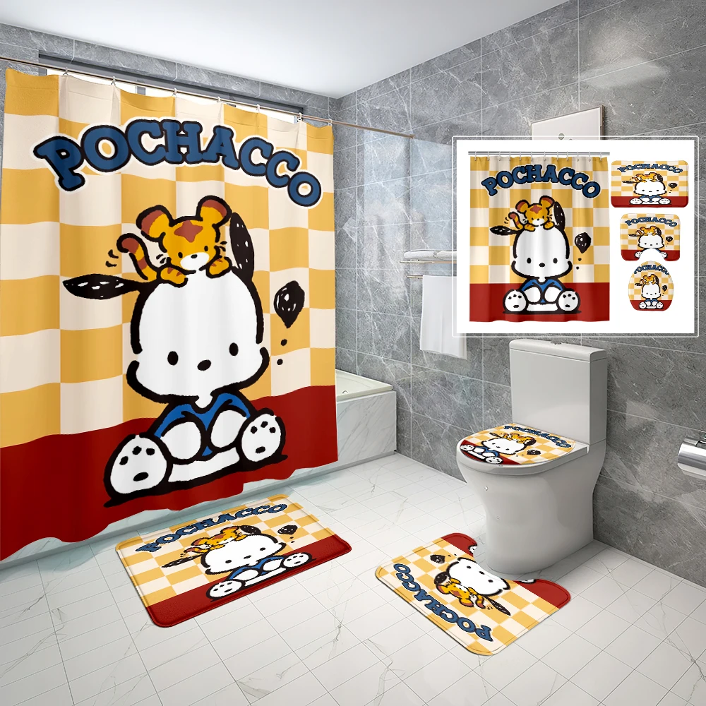 Miniso-Sanrio-Pochacco-1-4Pcs-70-70inch-1-4pcs-Waterproof-Curtain-Set ...