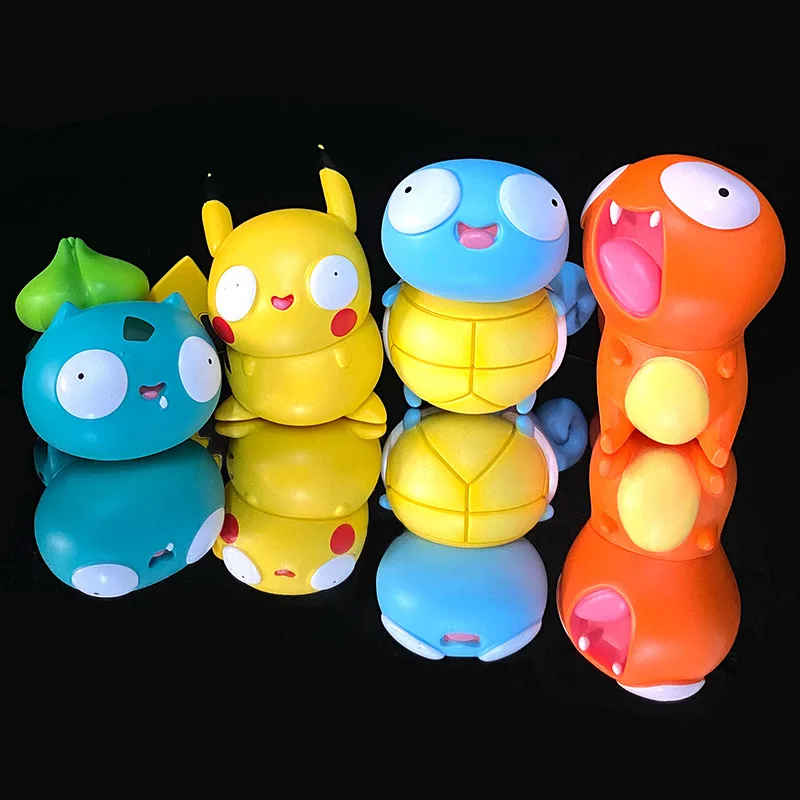 Nuove-Figure-Pokemon-Cutes-Yusan-giocattoli-sciocchi-Pikachu-Bulbasaur ...
