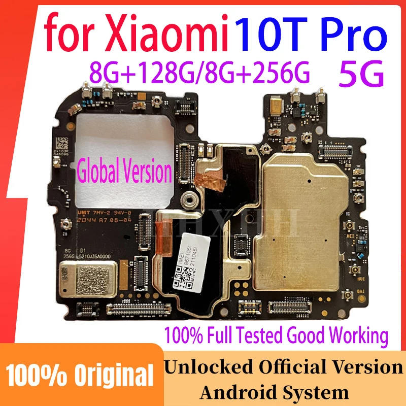 Unlocked-Original-MotherBoard-for-Xiaomi-10T-Pro-MainBoard-Fully-Tested ...
