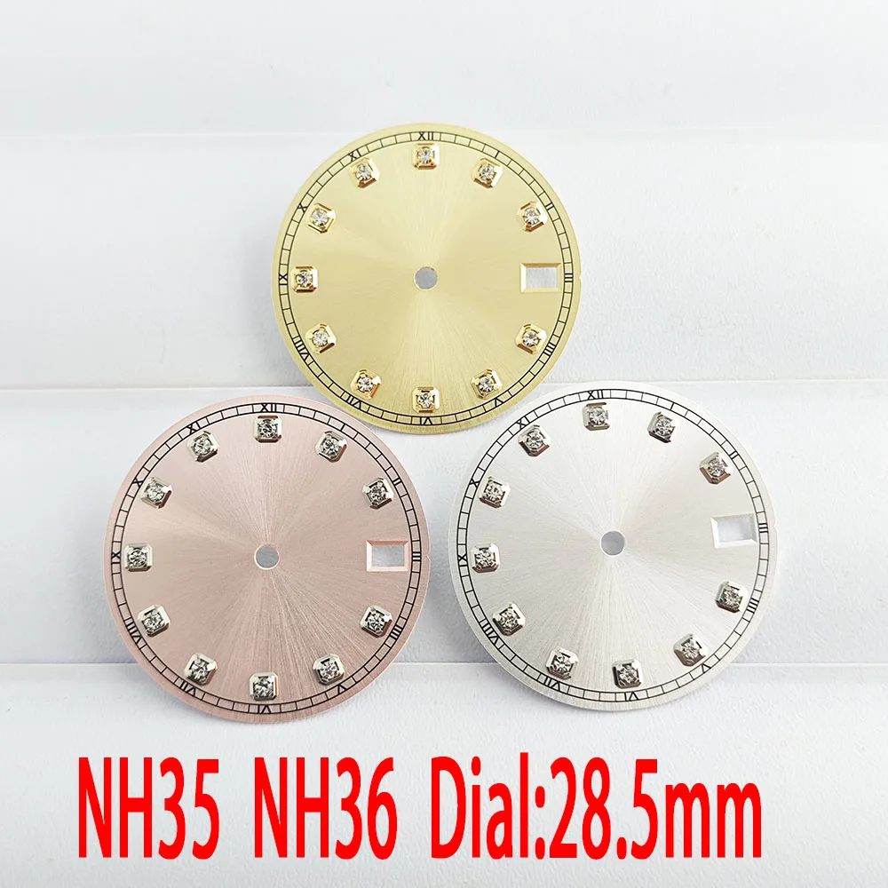 NH35-NH36-Men-s-Watch-Gemstone-dial-LOGO-can-be-customized-for-NH35 ...