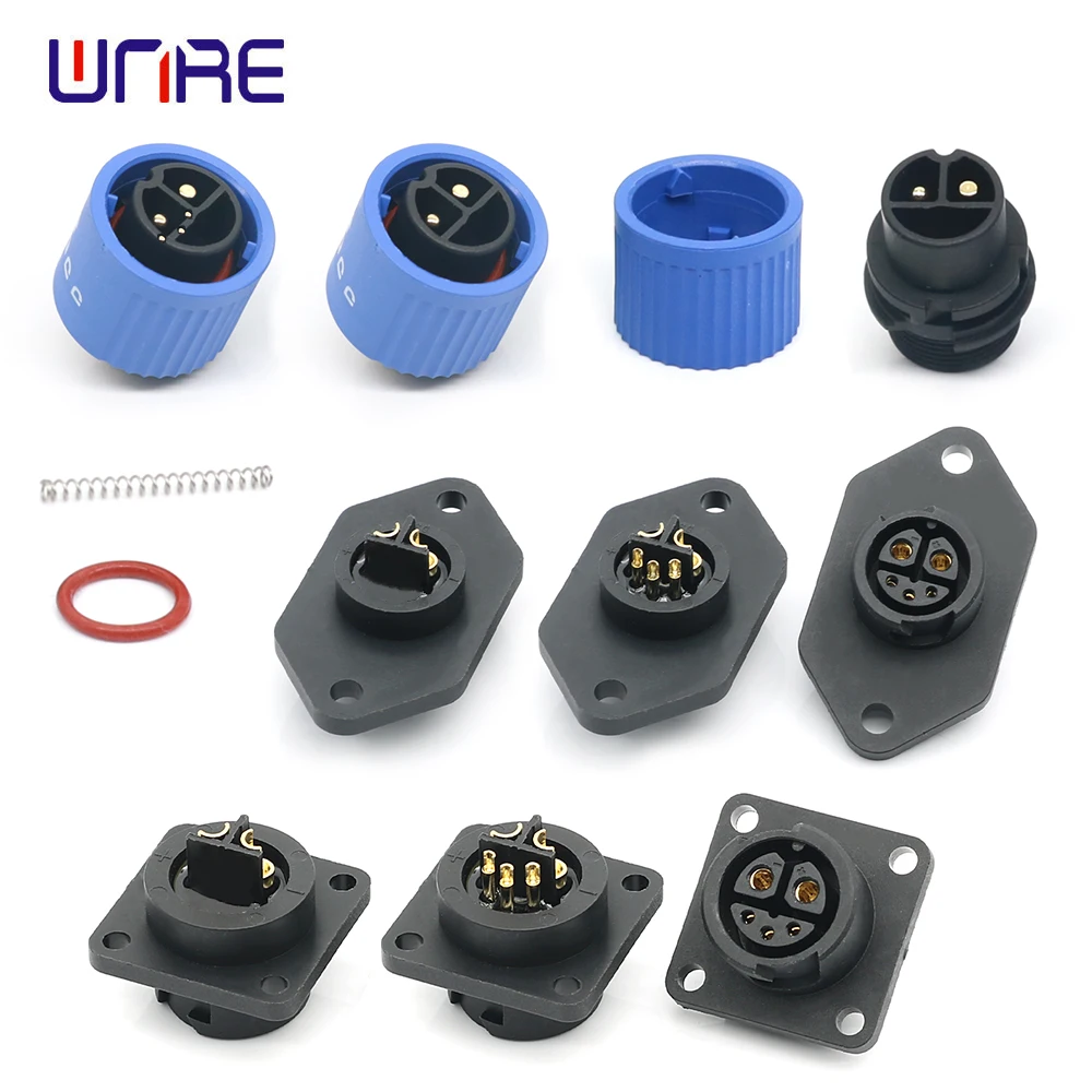 M19-2-3-Electric-Bike-Scooter-Male-Female-Plug-Socket-Power-Connector-e ...