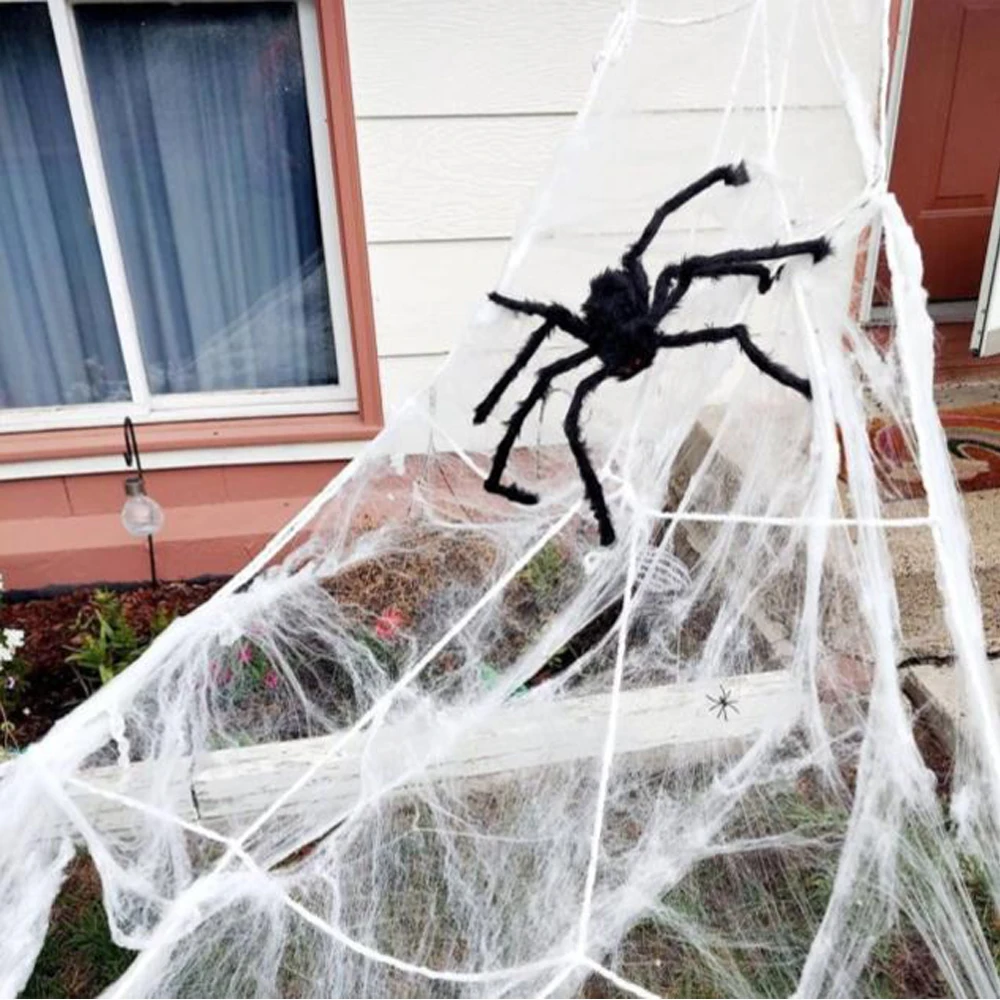 Halloween Cobweb Decorations