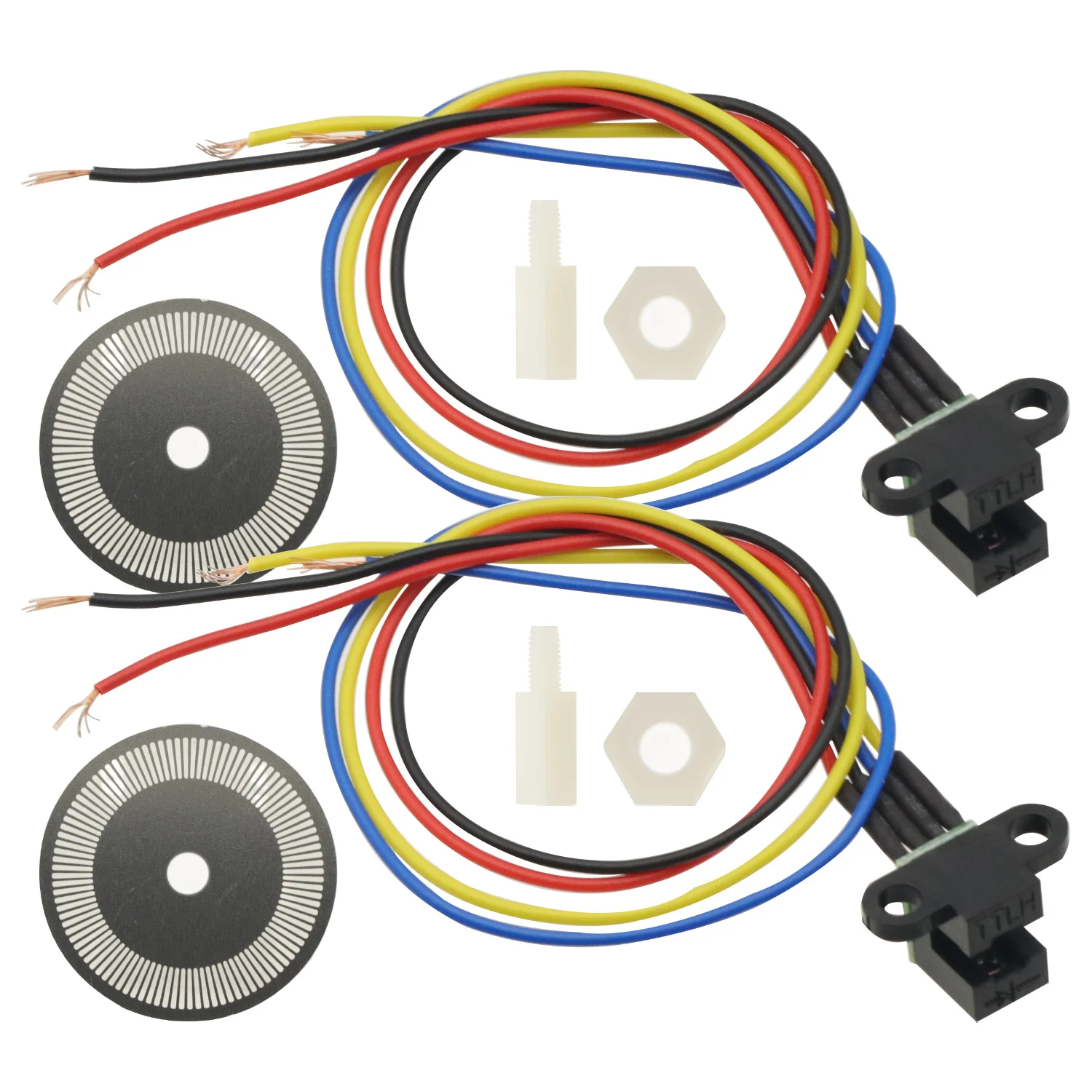 1~10PCS Photoelectric Speed Sensor Encoder Coded Disc Code Wheel For ...
