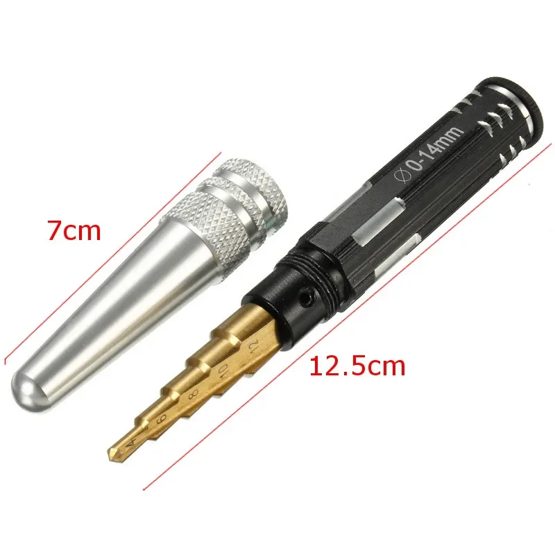 1pcs 4-12mm Multi-level Reamer Titanium Steel Alloy Reaming Tool With ...