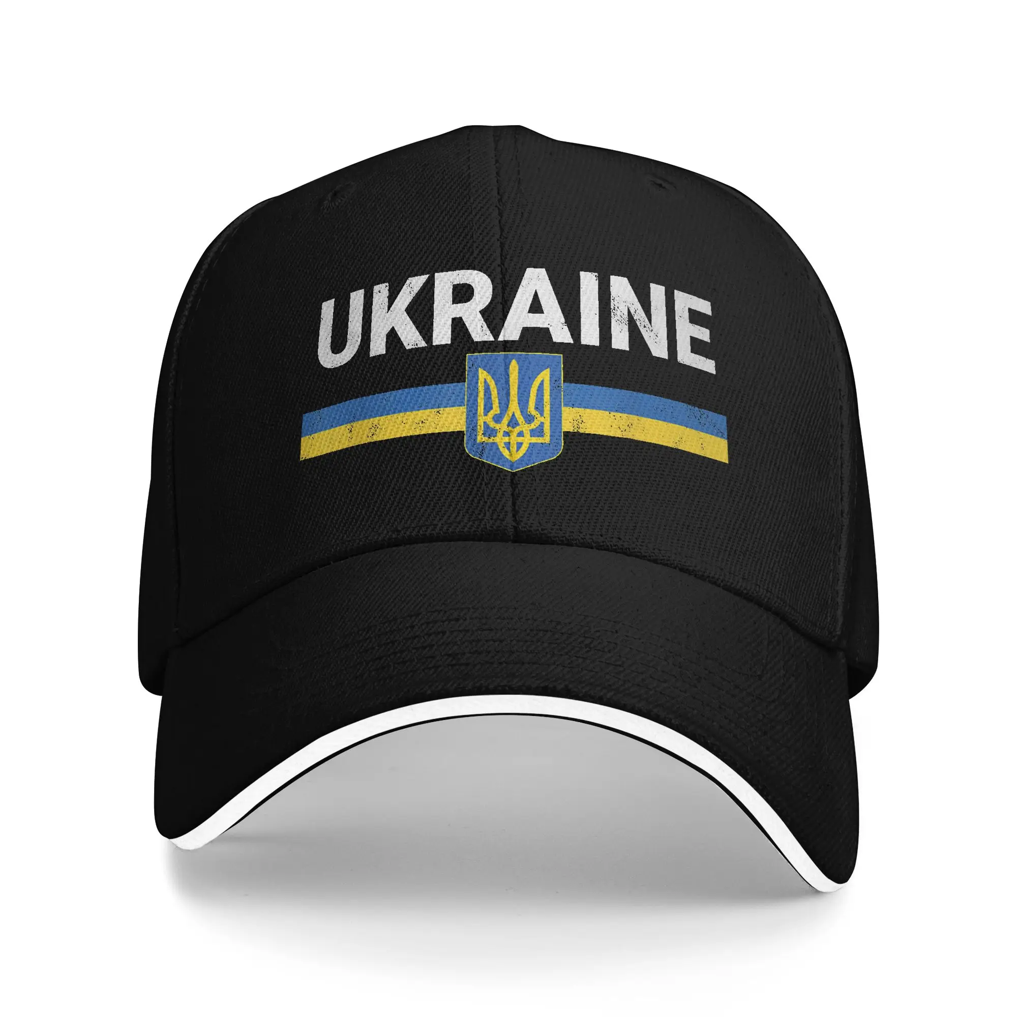 Custom Flag Of Ukraine Sun Baseball Cap Summer y2k Funny Trucker Hat ...