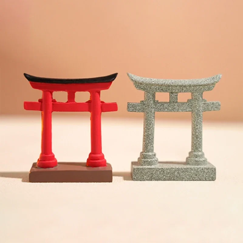 Miniature Torii Gate Japanese Shinto Temple Asian Architectural Model ...
