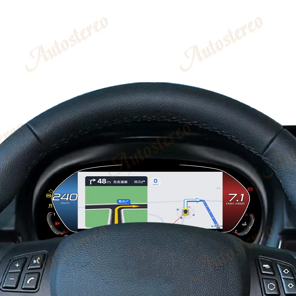 12.3 Inch Car Digital Odometer Screen Carplay For BMW Old 3 Series 2005 ...