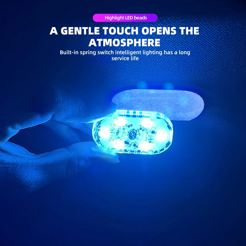 1PCS-LED-Interior-Car-Light-Wireless-Interior-Lights-Car-LED-Touch ...