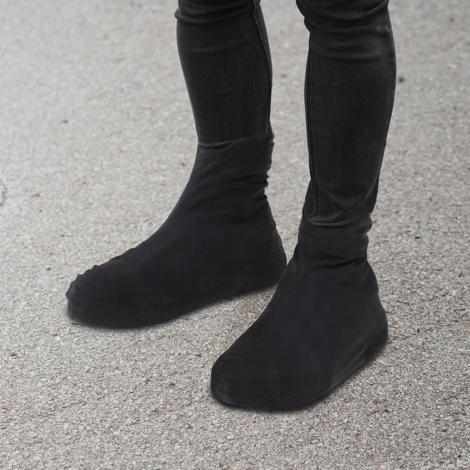 Elastic-Boot-Cover-Rain-Non-Slip-Shoes-Protector-Reusable-Hiking ...
